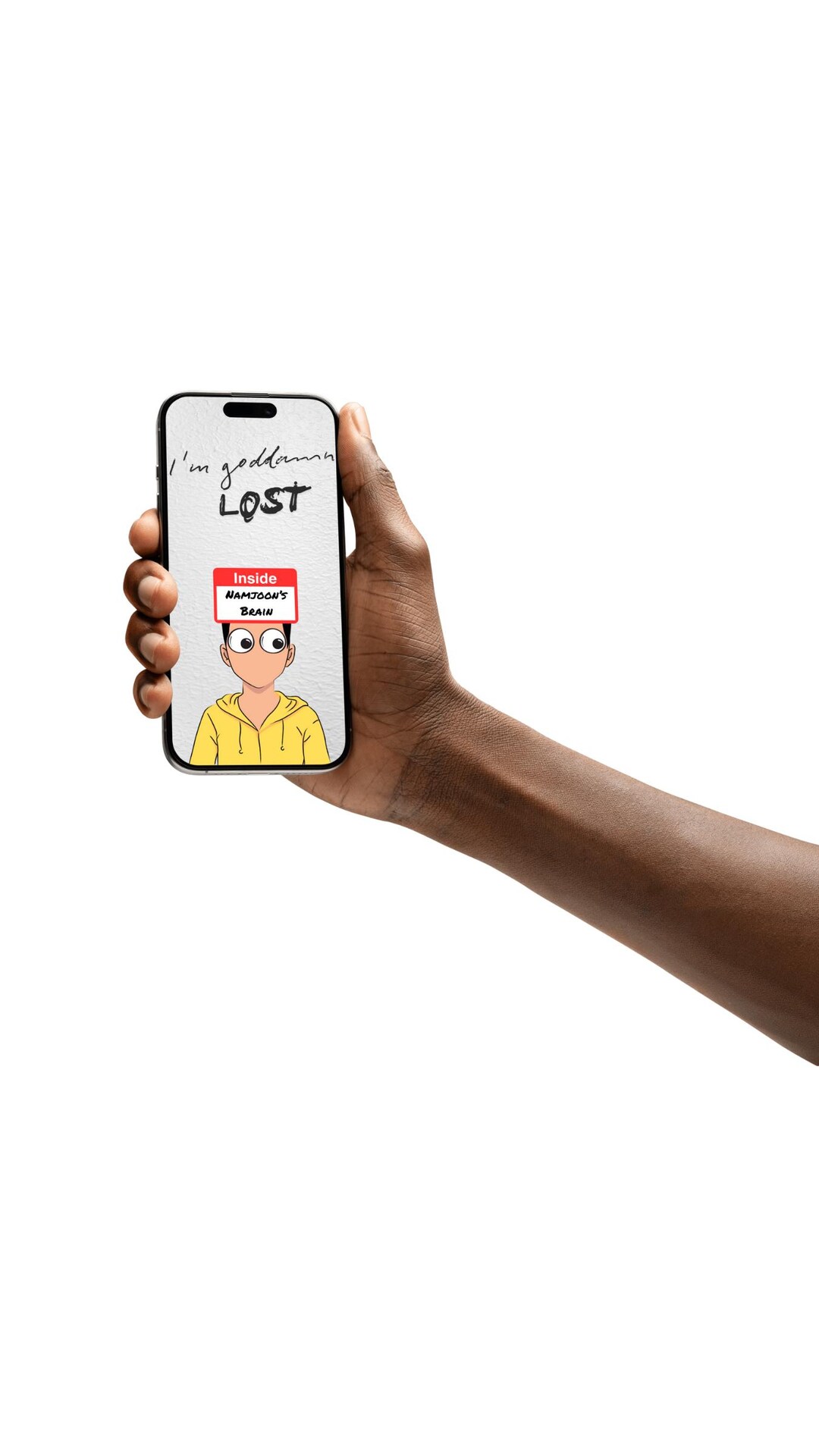 Lost! Digital Phone Wallpaper. Inside Namjoon's Brain. RPWP - Etsy