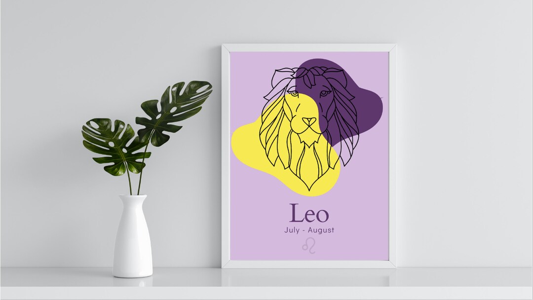 Leo Wall Art - Etsy