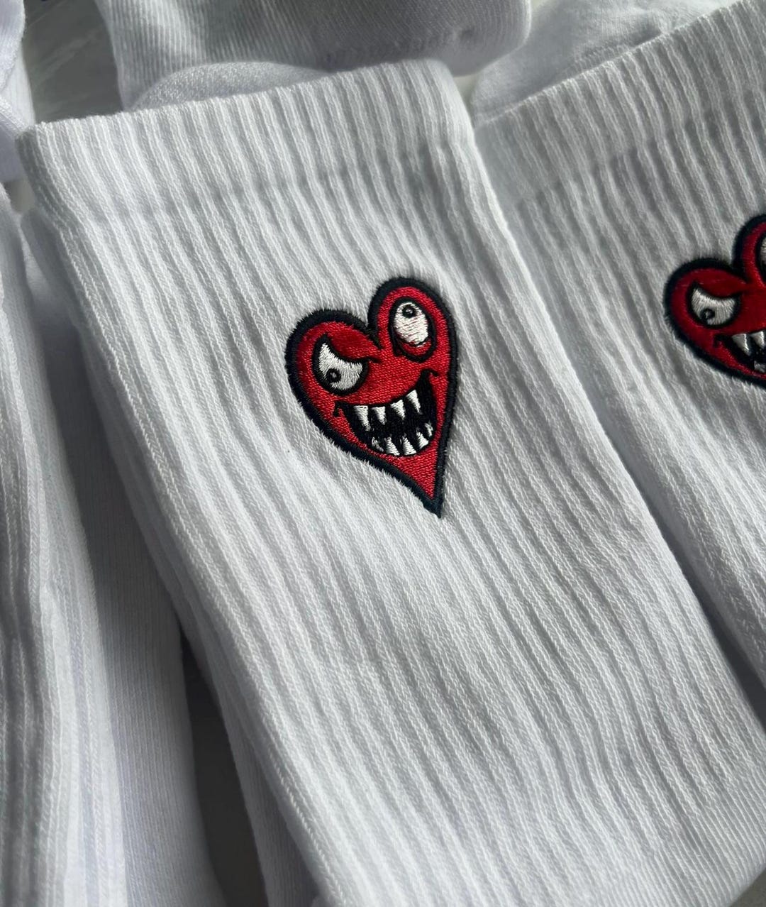 Custom Embroidered Socks, Logo/image Monogram, Unisex - Etsy