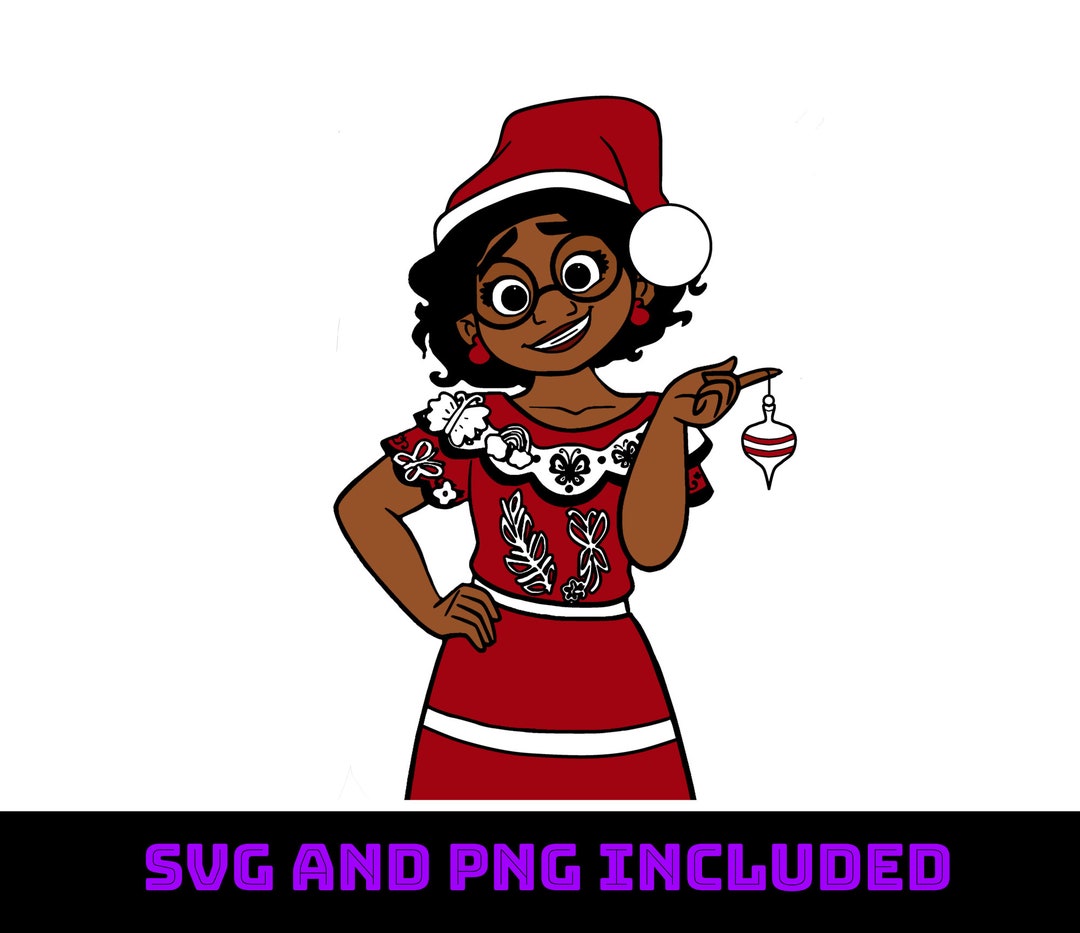Encanto Mirabel Christmas Clipart and Cricut Design - Etsy