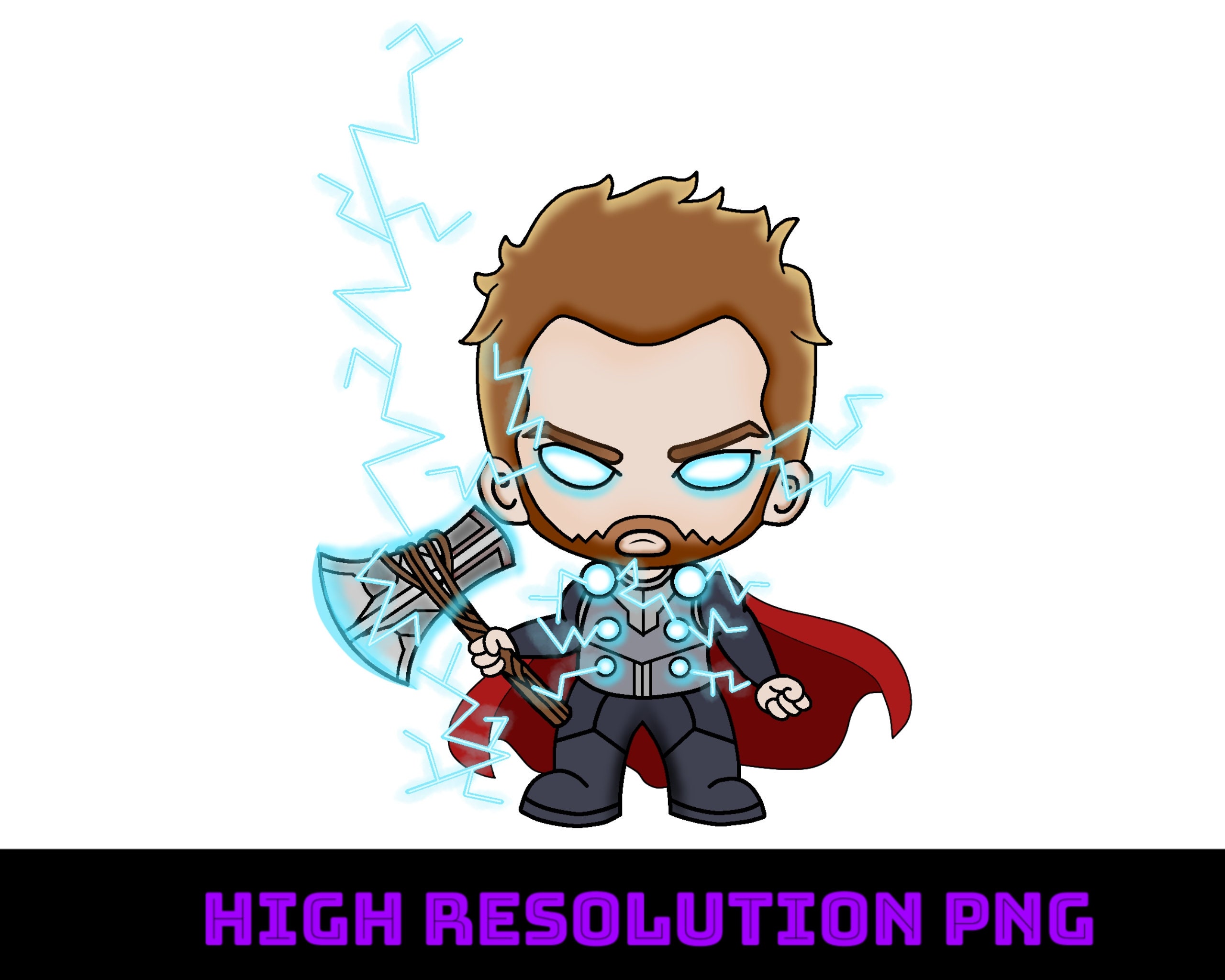 Marvel Thor Clipart PNG - Etsy