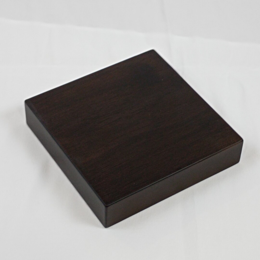 Solid Wooden Bases. Height 3 Cm. Black Varnish Finish. Various Measures ...