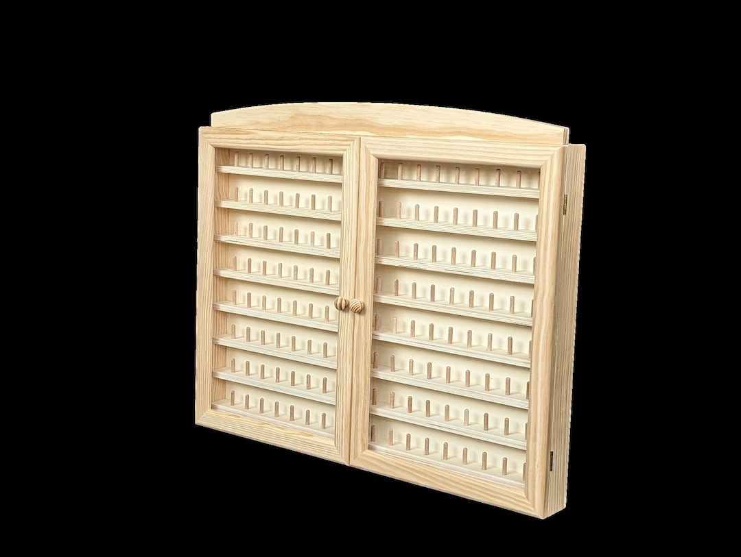 Thimble Collection Display Case. 2 Doors. for 144 Thimbles ...