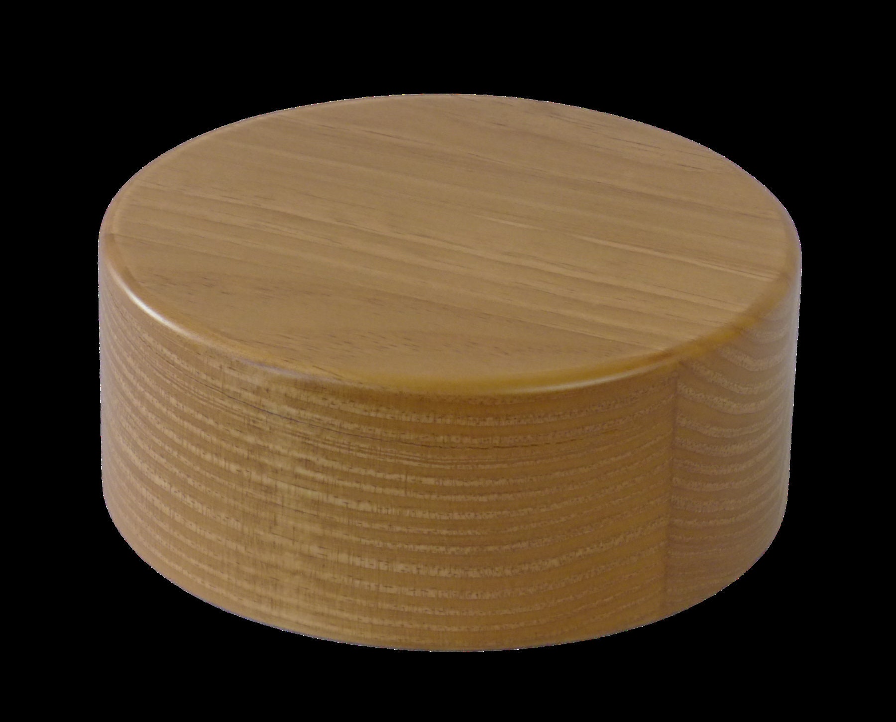 Solid Circular Bases. Height: 6.5 Cm. Matt Oak Varnish Finish. Solid ...