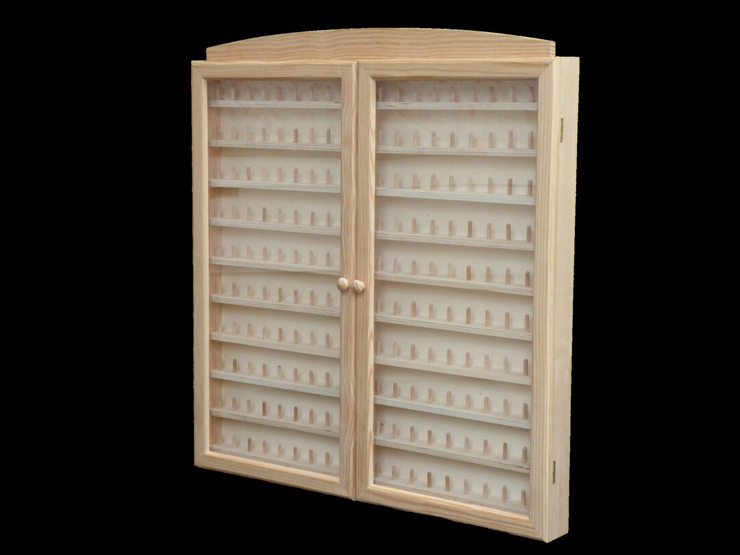 Thimble Collection Display Case With 2 Doors. Capacity: 200 Thimbles ...