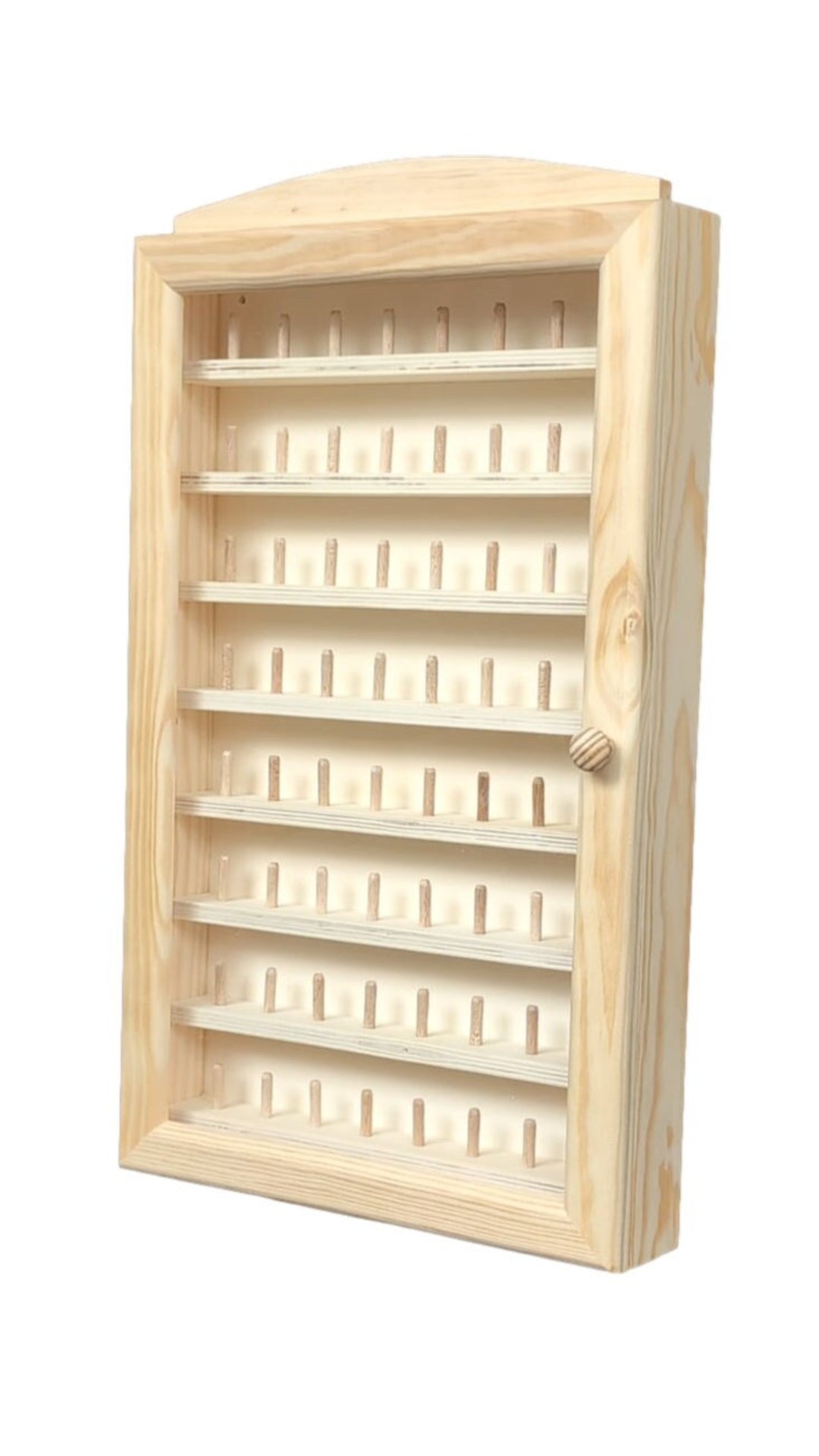 Large Thimble Collection Display Case. for 64 Thimbles. Measurements ...