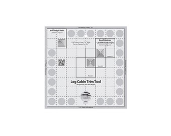 Creative Grids Log Cabin Trim Tool Two 6in & 12in Blocks Quilt - Etsy