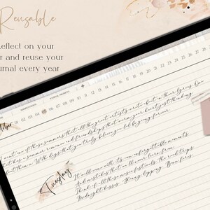 Digital Daily Journal, 365 Pages, Digital Journal for Ipad, Goodnotes ...