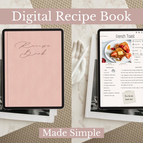 Digital Recipe Book for Goodnotes Notability Digital Ipad - Etsy