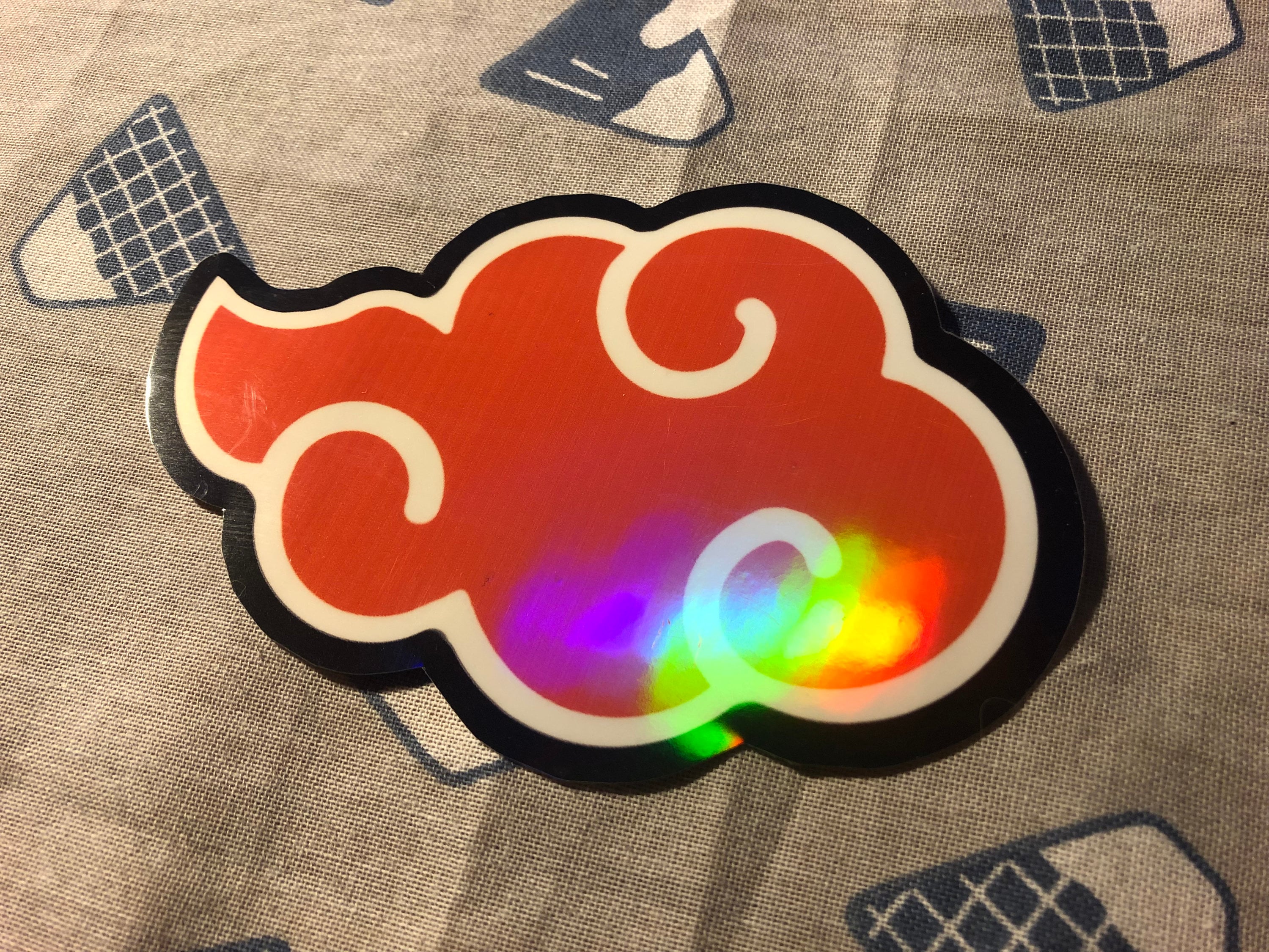 Ninja Traitor Gang Red Cloud Stickers Holographic - Etsy