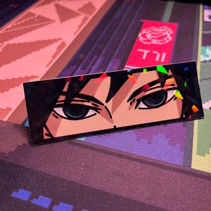 Demon Anime Hashiras Eye Stickers | Holographic - Etsy