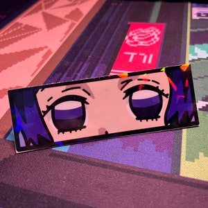 Demon Anime Hashiras Eye Stickers | Holographic - Etsy