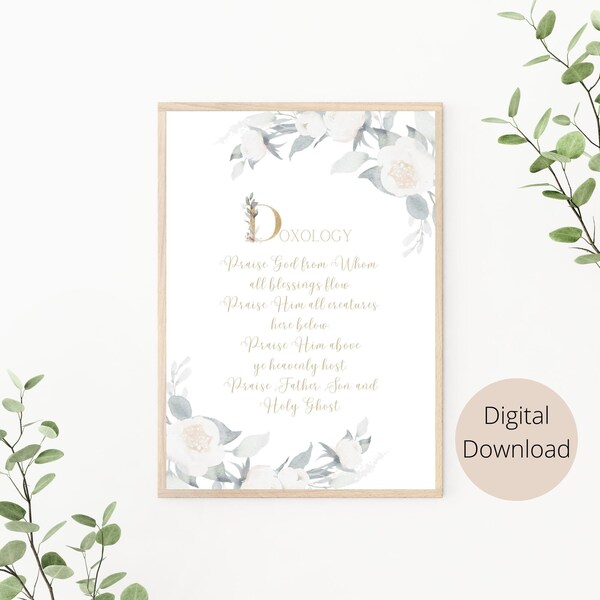 Doxology Print - Etsy