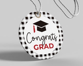 Printable Graduation Gift Tags Congrats Gift Tags Congratulations Tags ...