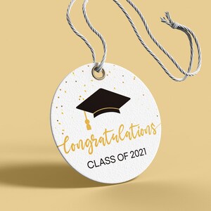 Printable Graduation Gift Tags Congrats Gift Tags | Etsy