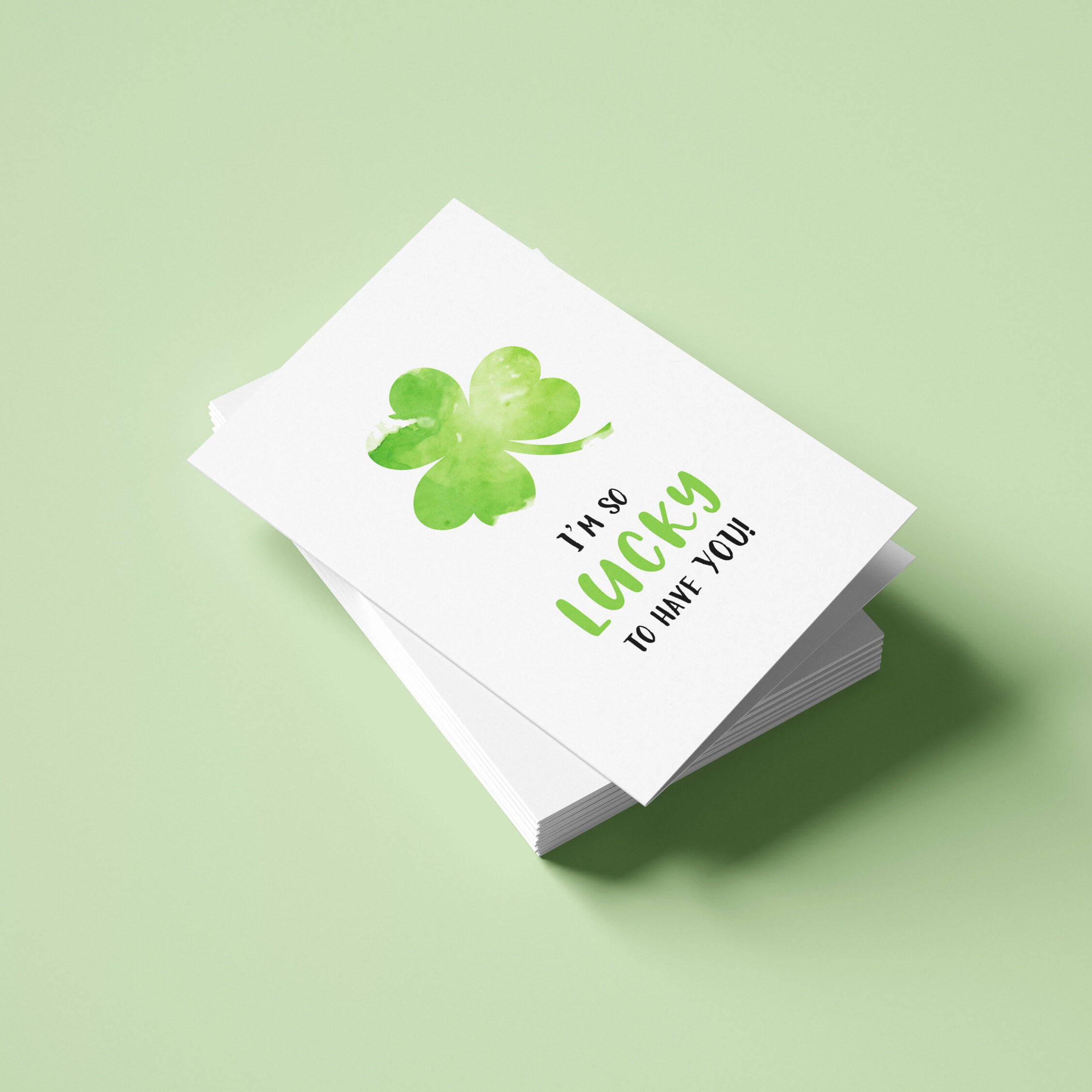 Printable St Patricks Day Card | St Pattys Day Card | St Paddys Day ...