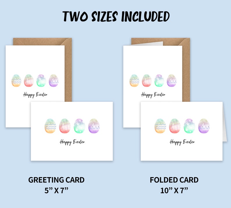 Printable Easter Day Card Happy Easter Card Easter - Etsy