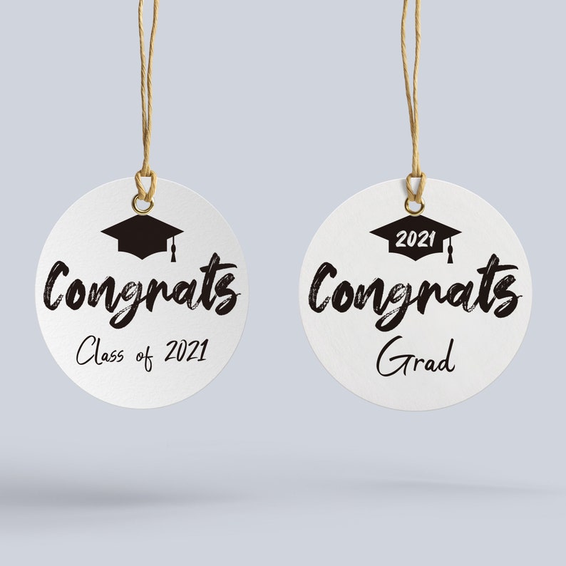 Printable Graduation Gift Tags Congrats Gift Tags | Etsy