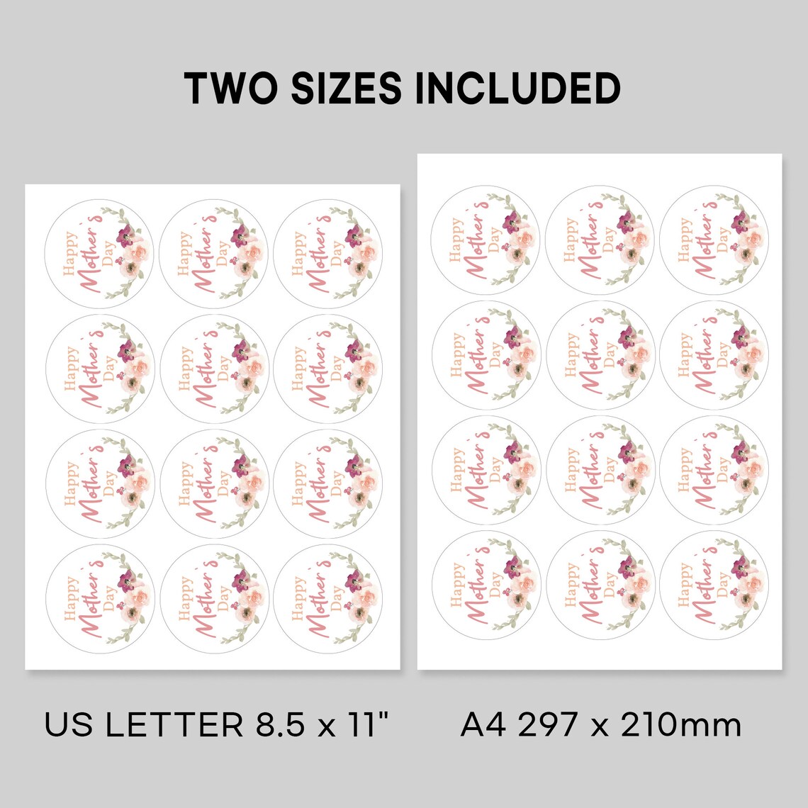 Printable Mothers Day Gift Tag Mother's Day Gift Tag Mother's Day ...