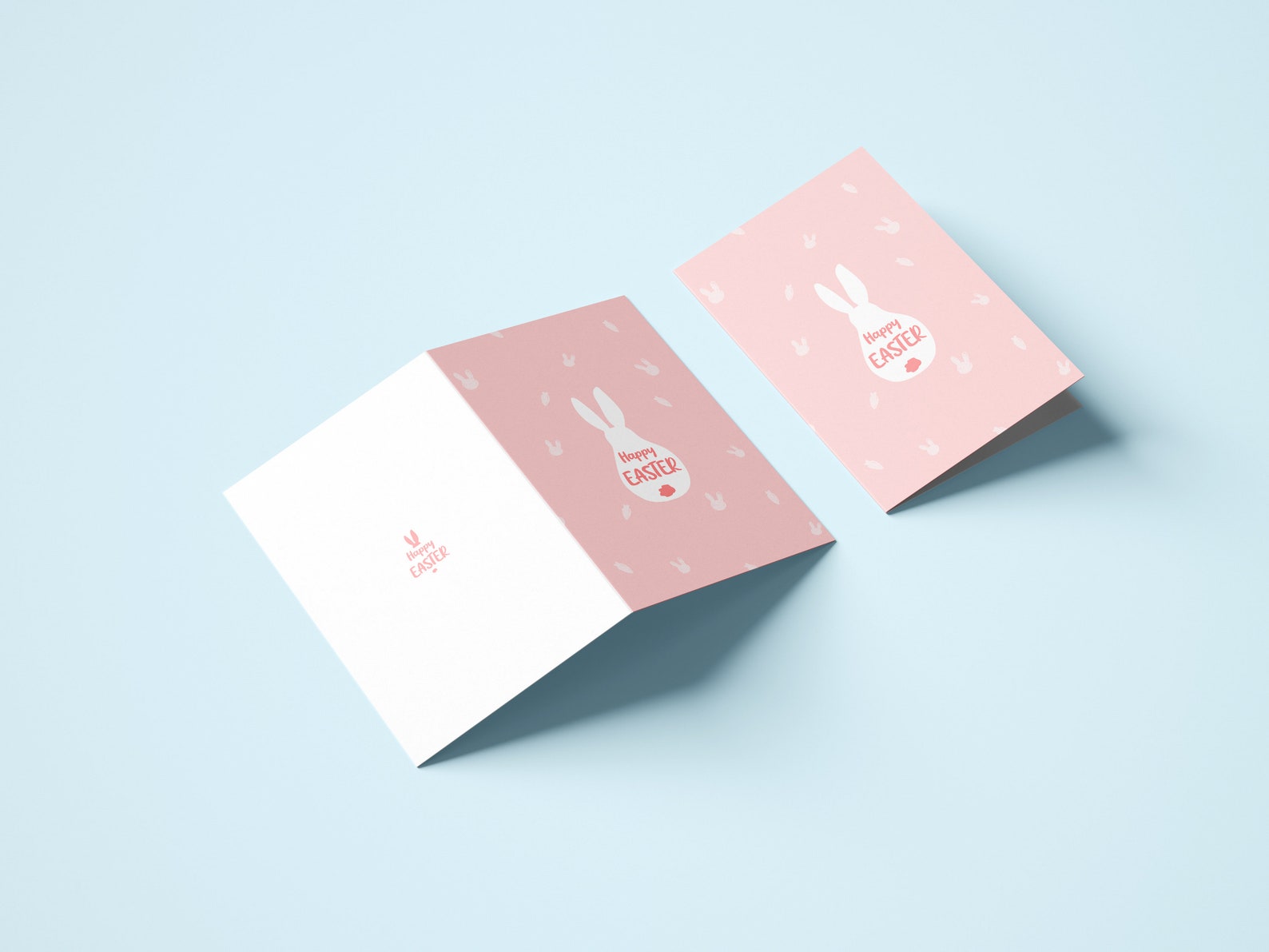 Printable Easter Day Card | Happy Easter Card | Easter Bunny Card ...