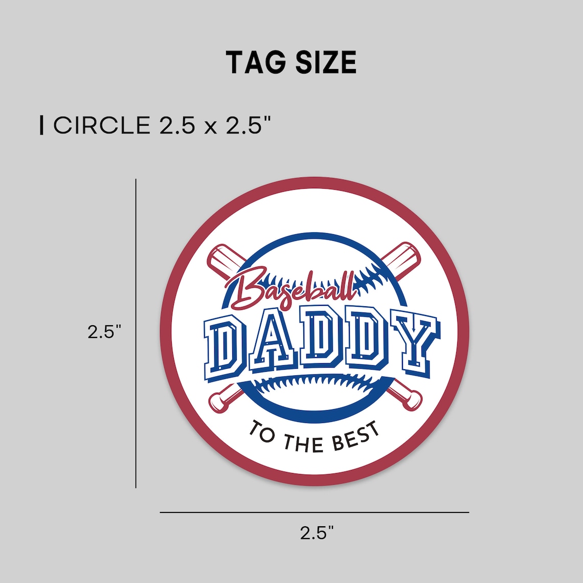 Printable Baseball Dad Gift Tag | Father's Day Gift Tag | Father's Day ...