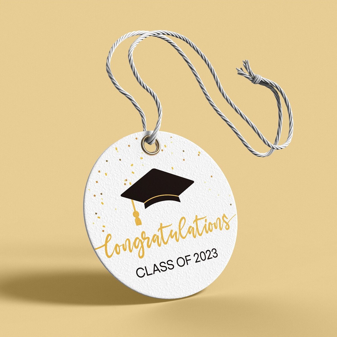 Printable Graduation Gift Tags Congrats Gift Tags Congratulations Tags ...