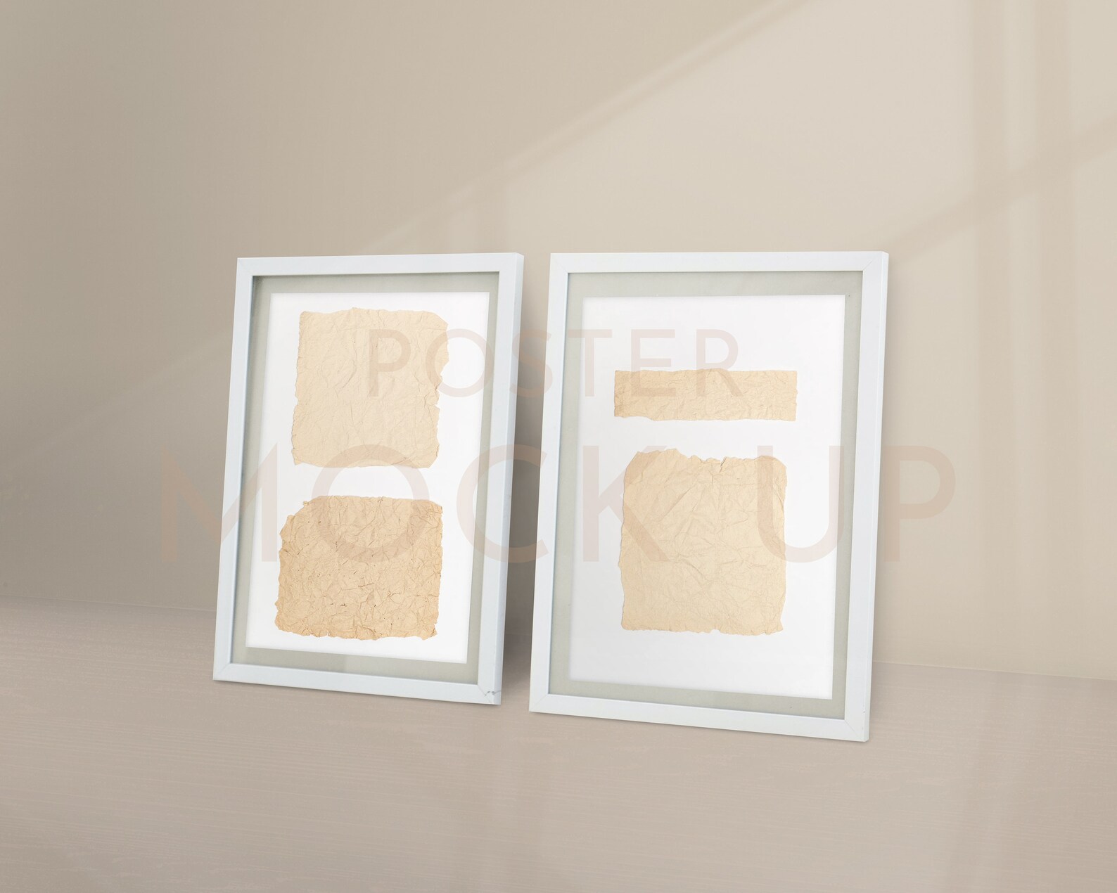 A5 A4 A3 A2 A1 Vertical Frame Mockup | Minimal Poster Mock up | Wall ...