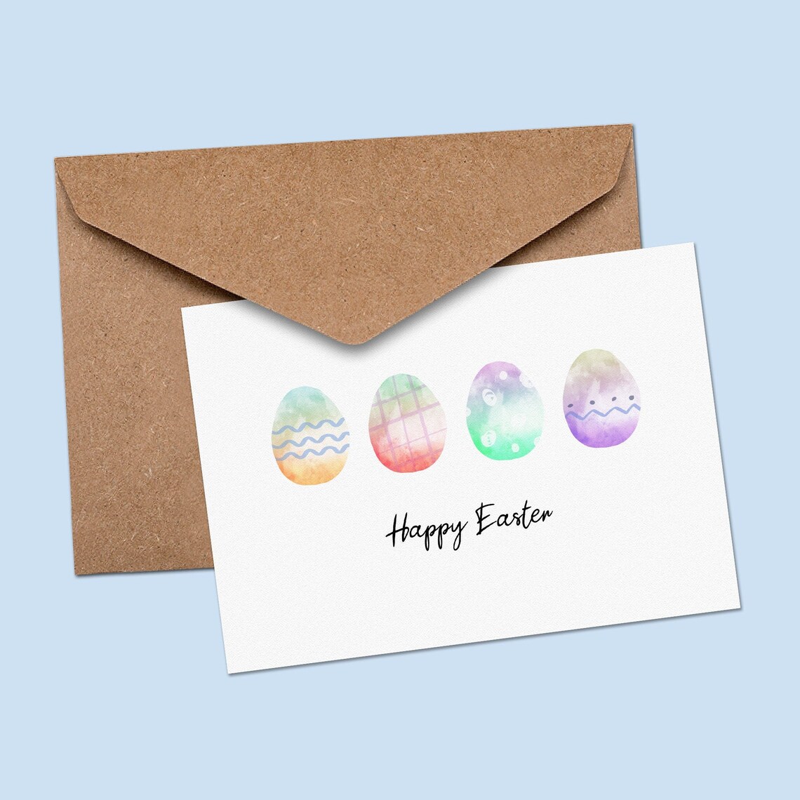 Printable Easter Day Card Happy Easter Card Easter - Etsy
