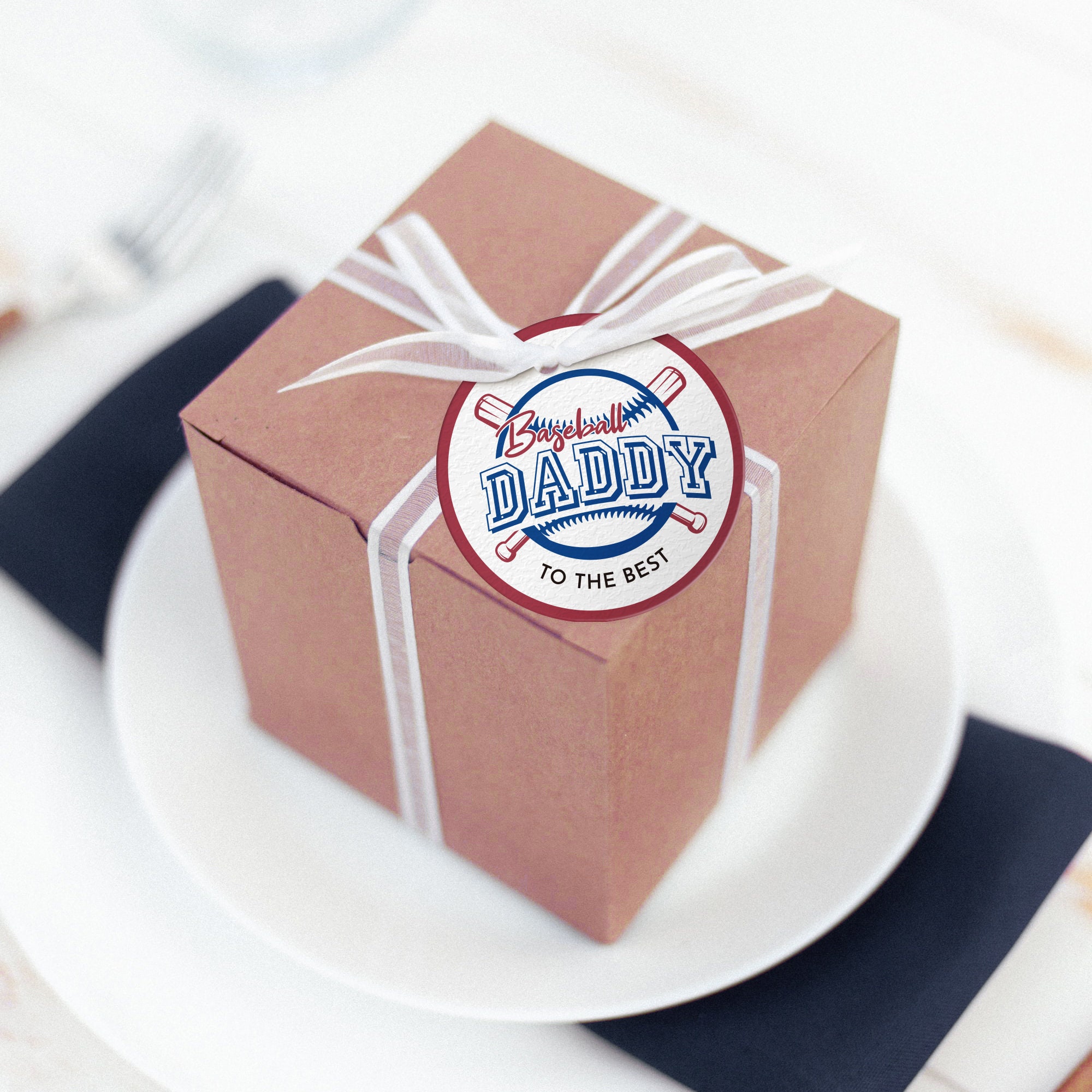 Printable Baseball Dad Gift Tag | Father's Day Gift Tag | Father's Day ...