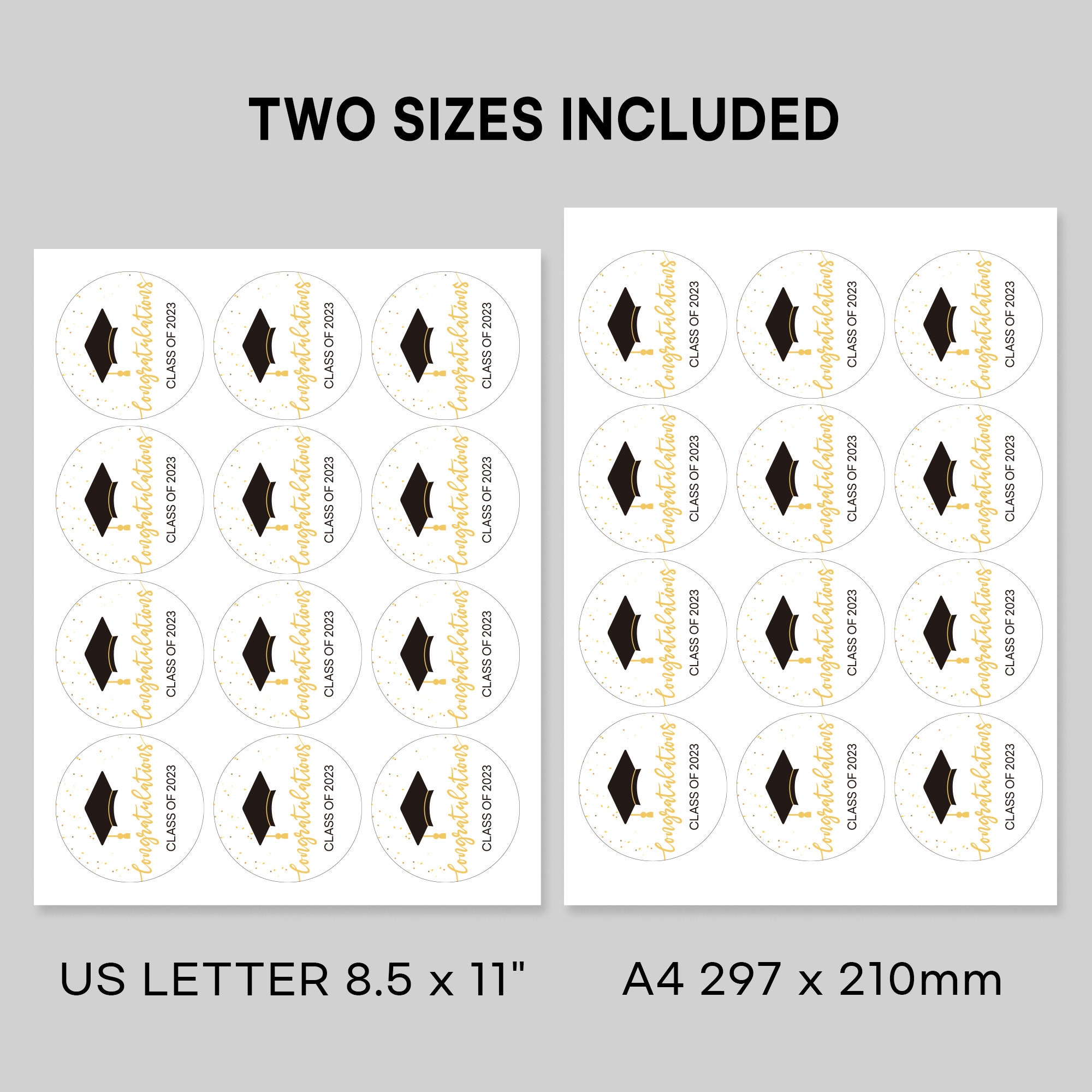 Printable Graduation Gift Tags Congrats Gift Tags Congratulations Tags ...