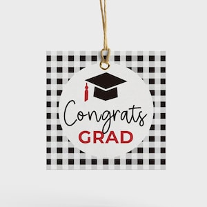 Printable Graduation Gift Tags | Congrats Gift Tags | Congratulations ...