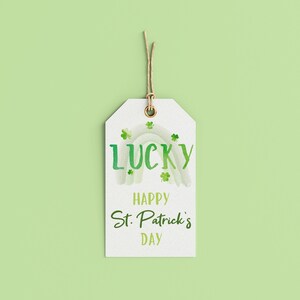 Printable St Patricks Day Gift Tags St Patricks Day Decor - Etsy