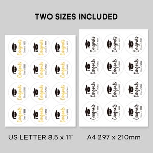 Printable Graduation Gift Tags Congrats Gift Tags | Etsy