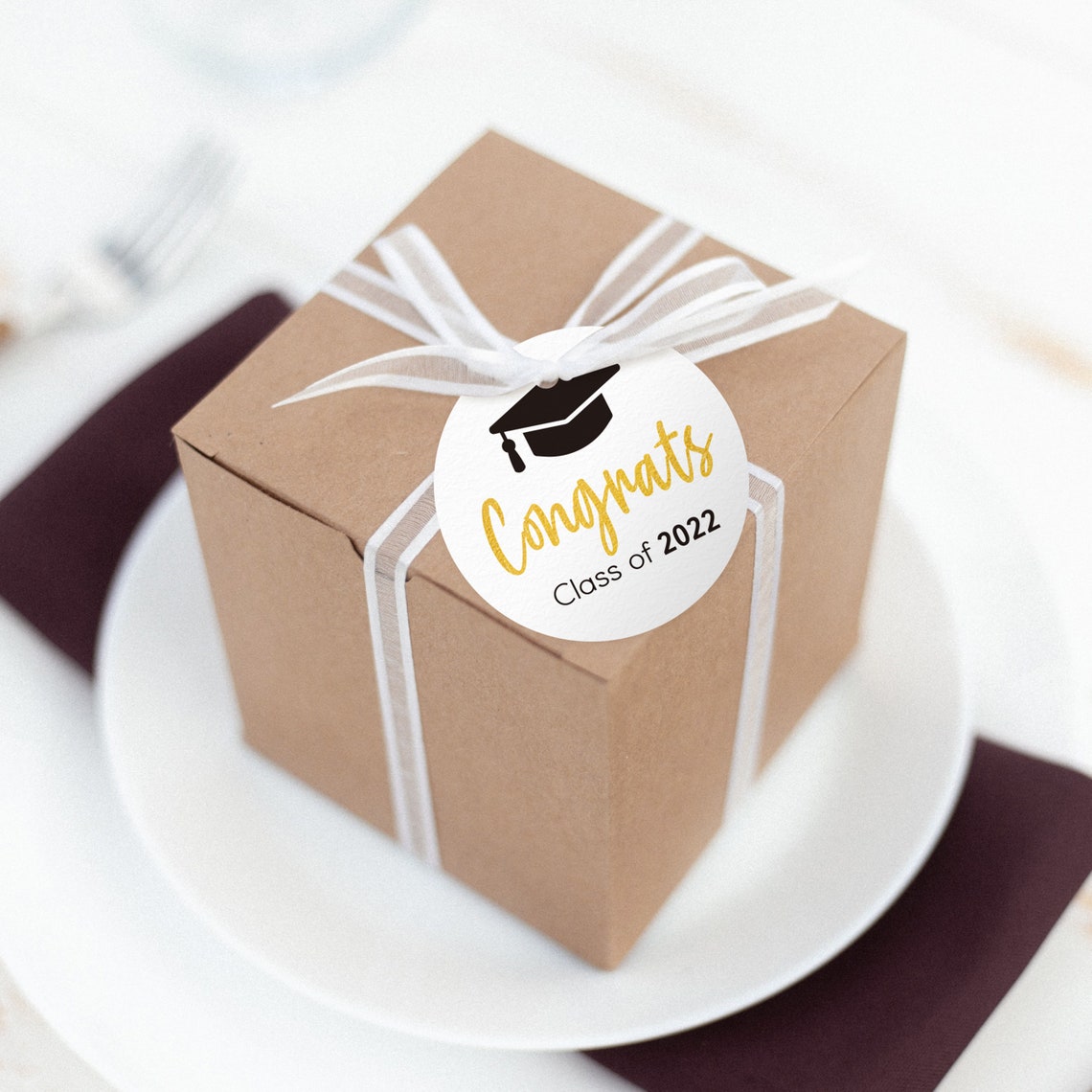 Printable Graduation Gift Tags Congrats Gift Tags | Etsy