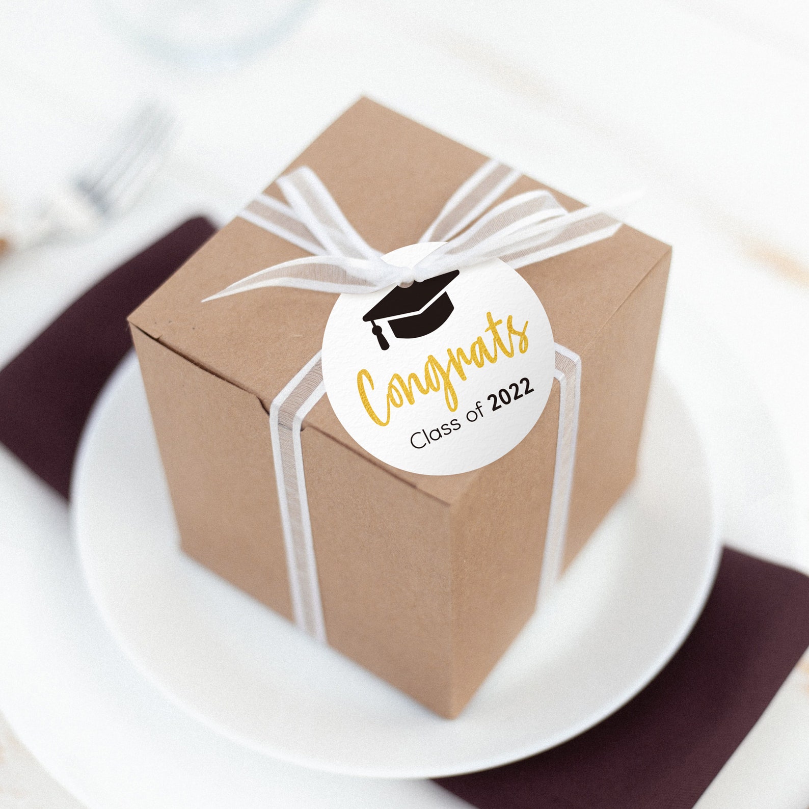 Printable Graduation Gift Tags Congrats Gift Tags | Etsy