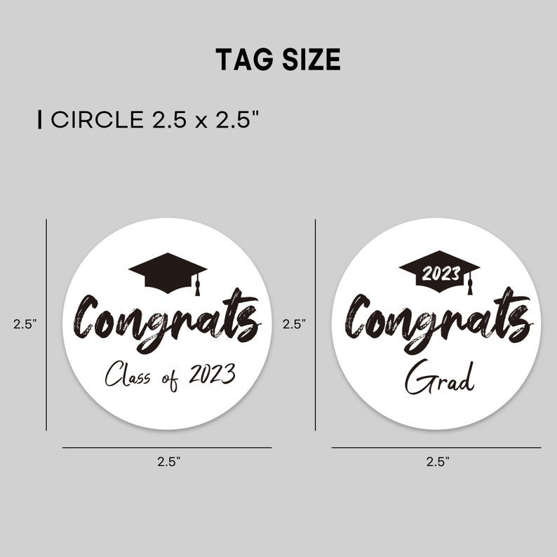 Printable Graduation Gift Tags Congrats Gift Tags Congratulations Tags ...