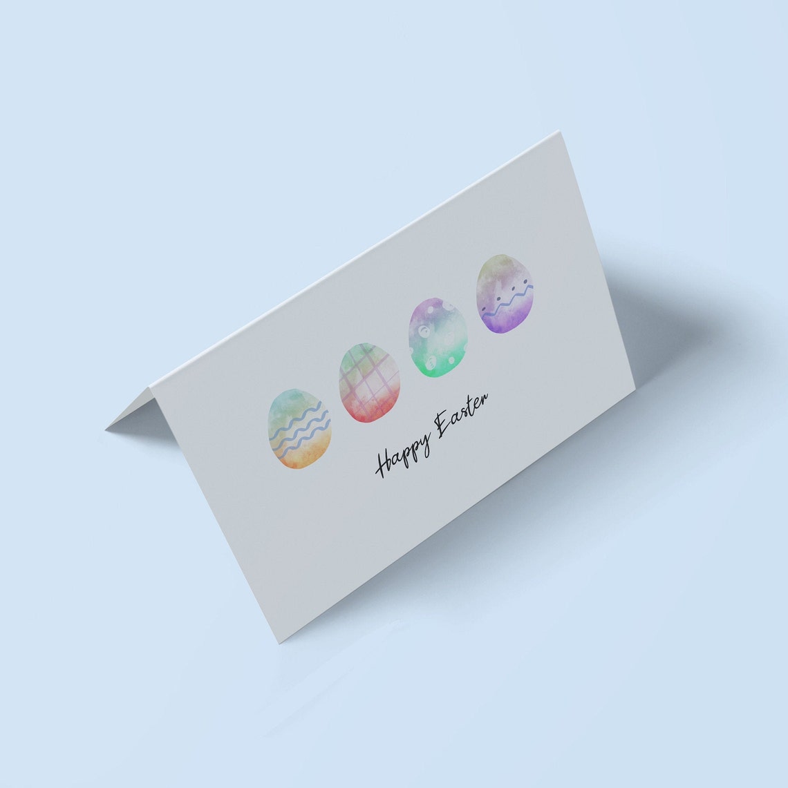 Printable Easter Day Card Happy Easter Card Easter - Etsy