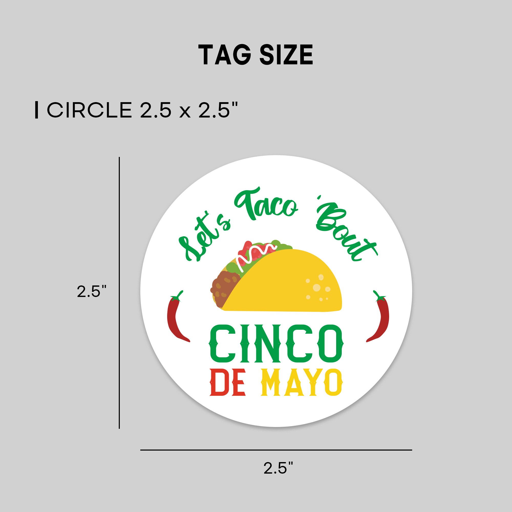 Printable Cinco De Mayo Gift Tag | Lets Taco Bout Cinco De Mayo Piñata ...