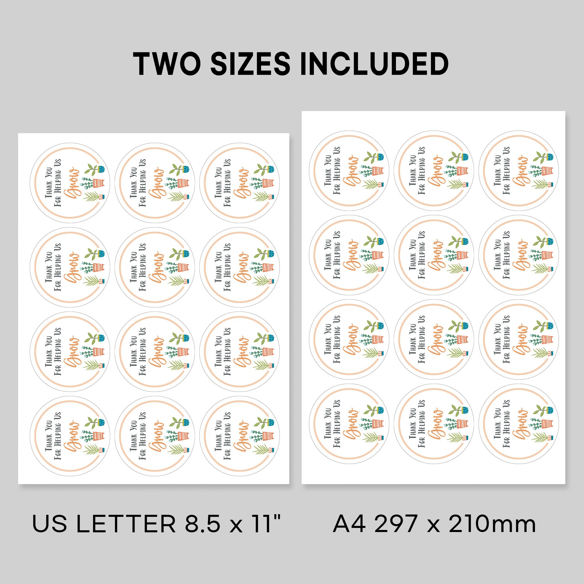 Printable Thank You Teacher Gift Tag | Teacher Appreciation Gift Tag ...