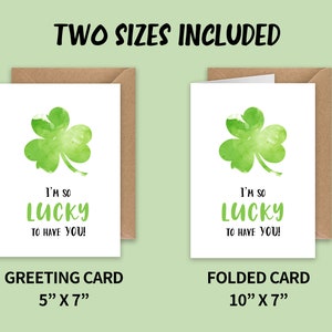 Printable St Patricks Day Card | St Pattys Day Card | St Paddys Day ...