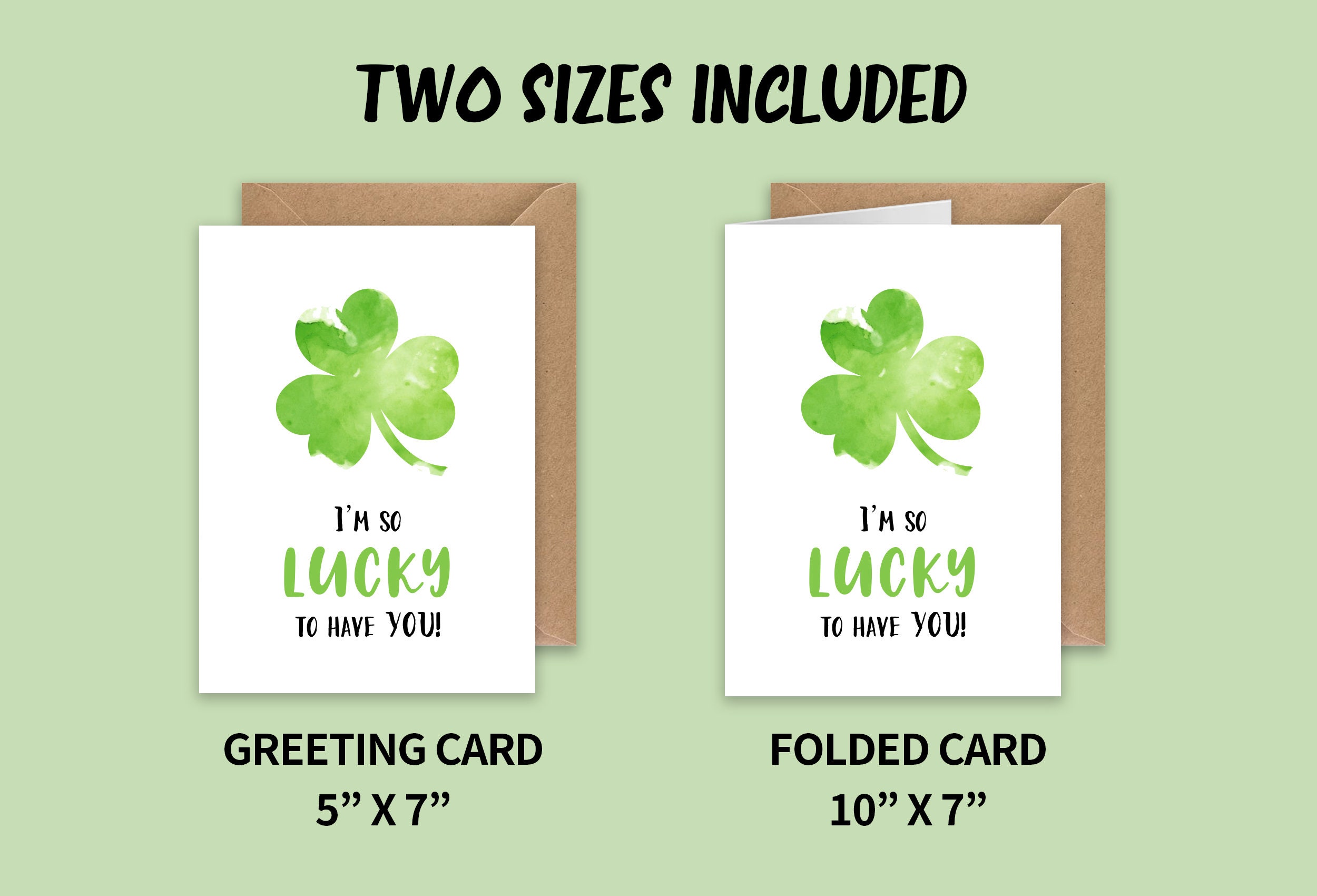 Printable St Patricks Day Card | St Pattys Day Card | St Paddys Day ...