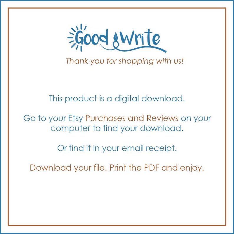 Printable Grocery List | Large Print Design | Instant Download - Etsy