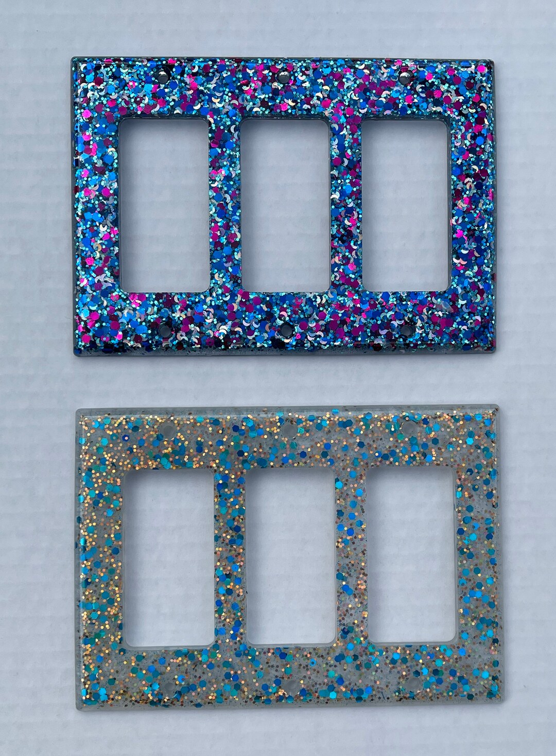 Triple Rocker Outlet Resin Switch Plate - Etsy