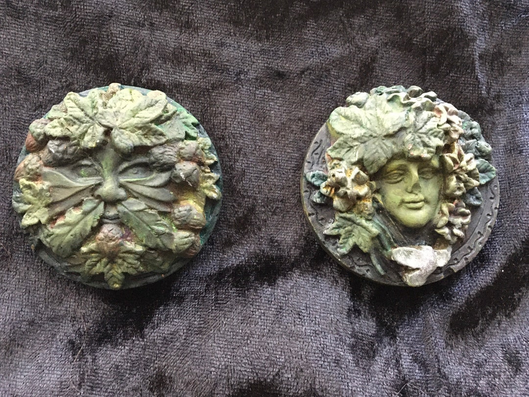 Green Man and Dryad - Etsy