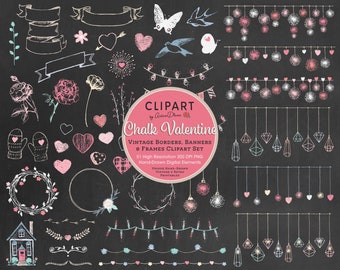 Valentine Day Clipart - Etsy