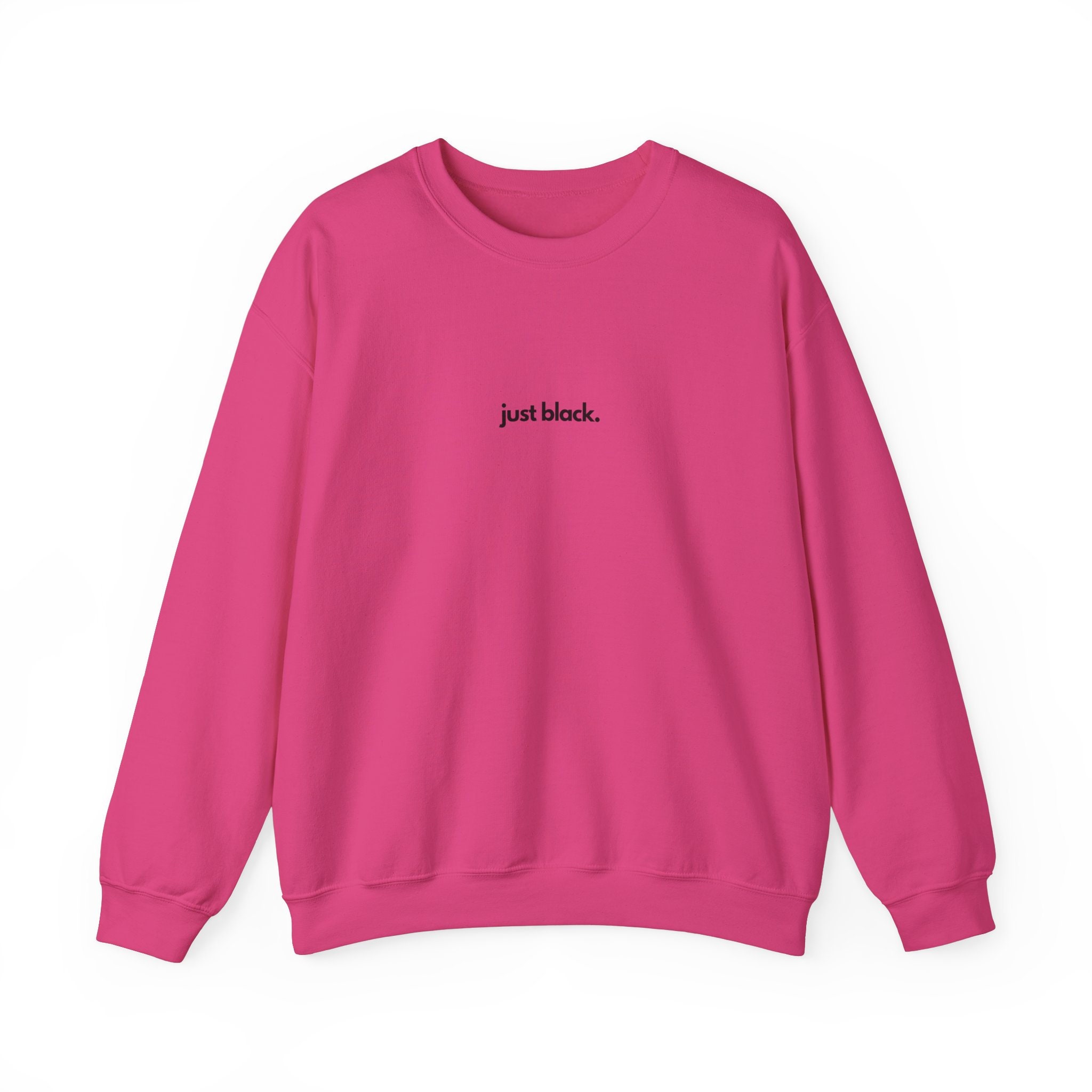 Just Black Sweatshirt - Etsy Just Black Sweatshirt - Etsy