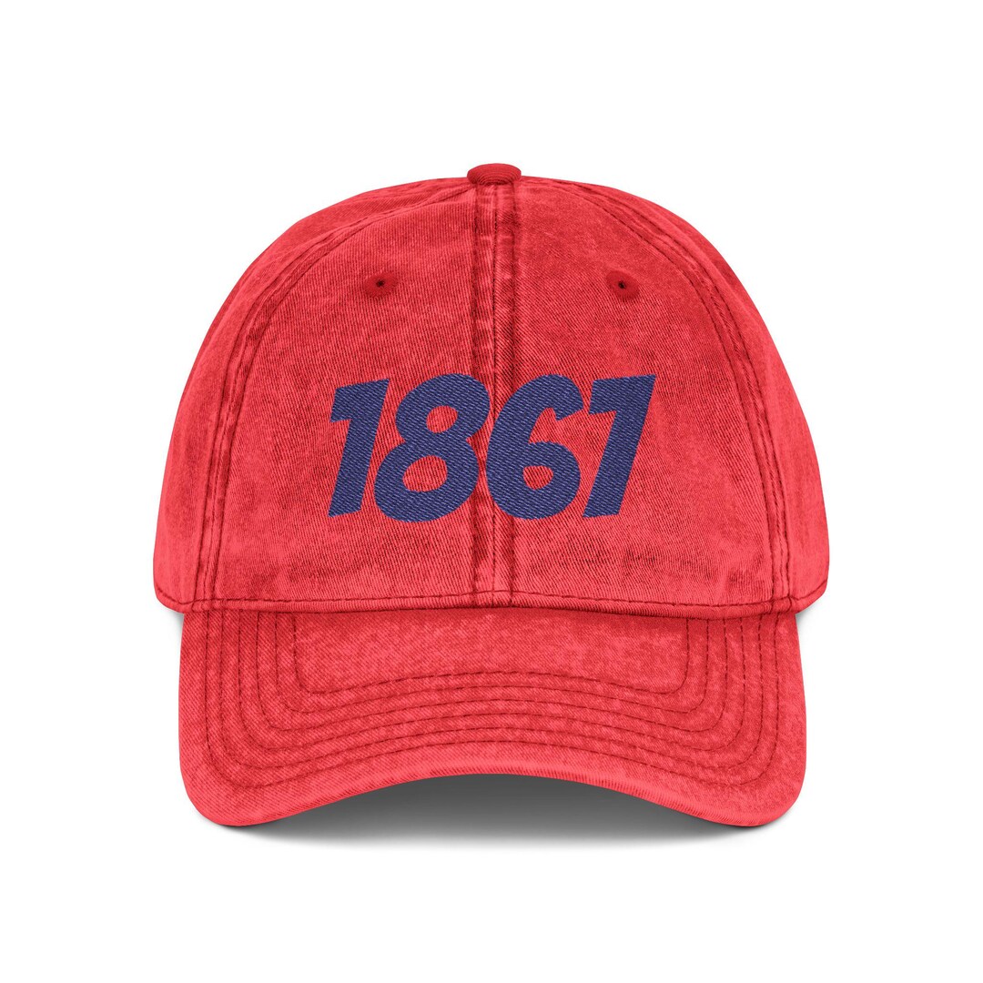 Vintage Embroidered 1867 HU Cap - Etsy