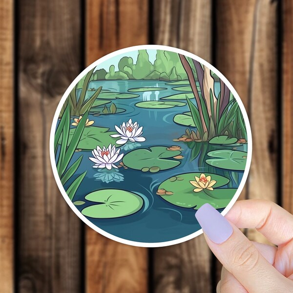 Lily Pad Sticker - Etsy