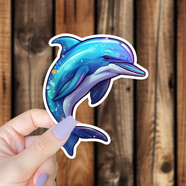 Dolphin Sticker - Etsy