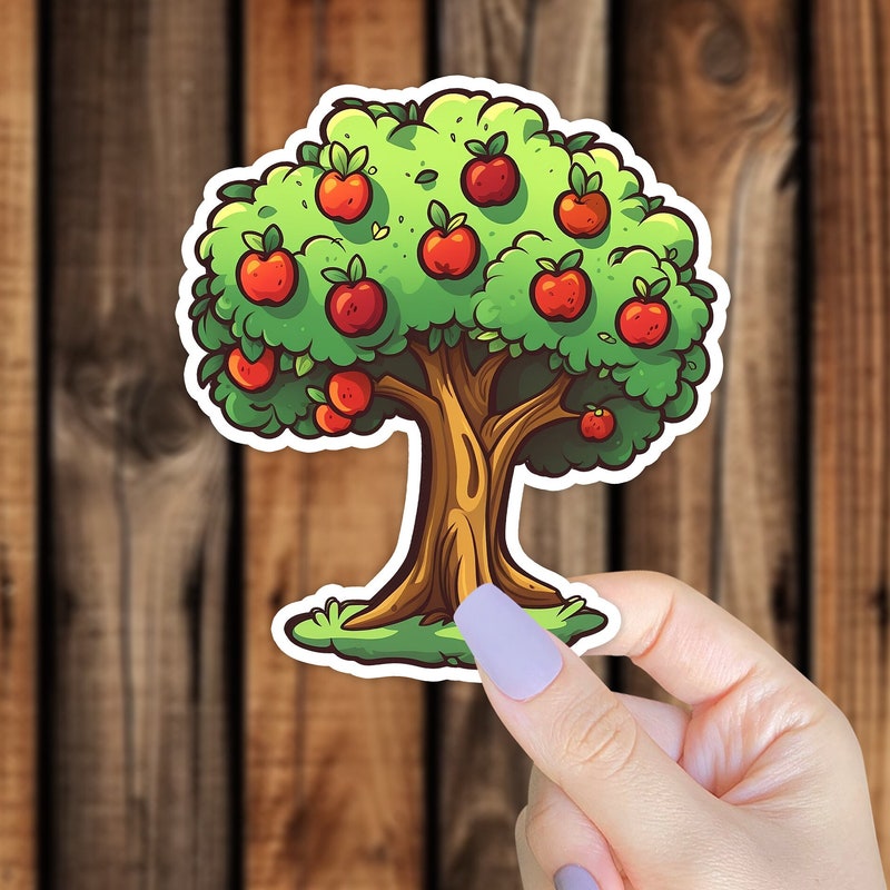 Apple Tree Decal - Etsy